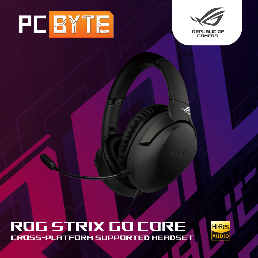 ASUS ROG STRIX GO CORE Lightweight, Hi-Res Support Gaming Headset | Lazada