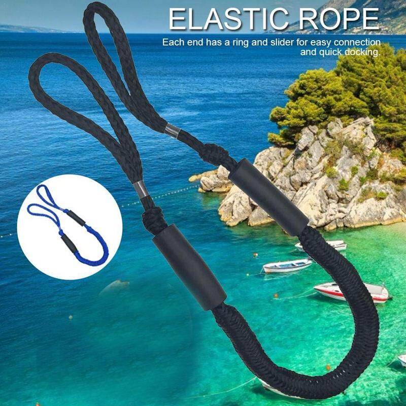 Bungee Dock Lines Mooring Rope Each End Has a Ring and Slider for Easy ...