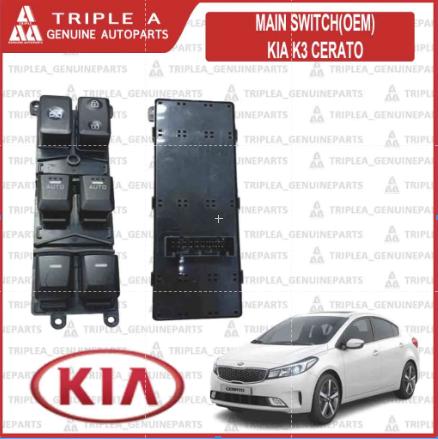 (MALAYSIA MODEL) KIA CERATO K3 POWER WINDOW SWITCH MASTER MAIN SINGLE ...