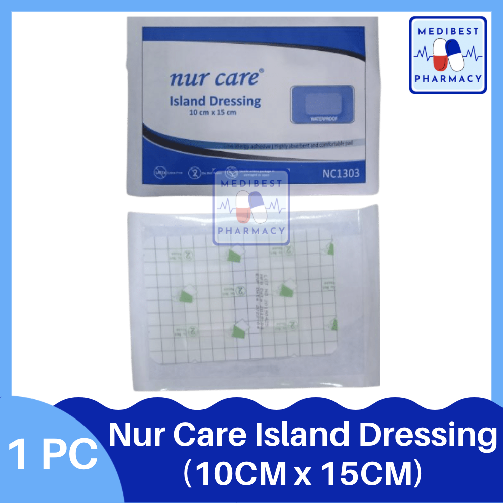 Wound Dressing Plaster Waterproof 10cm x 15cm (Plaster Luka) | Lazada