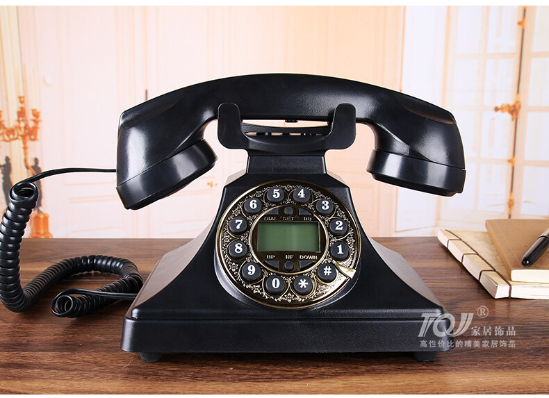 TQJ old-fashioned European antique telephone American retro landline ...