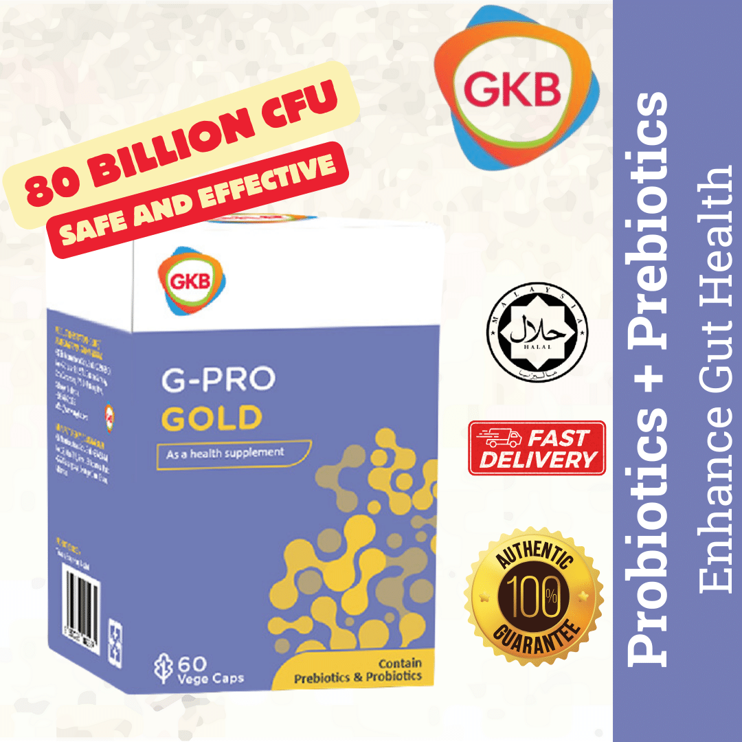 GKB G-Pro Gold – Gut Health Supplement 60'S | Lazada