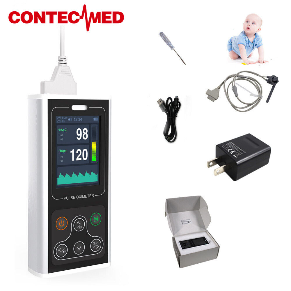 ContecMed CMS60D1 Fingertip Pulse Oximeter Infant Baby SPO2 probe ...