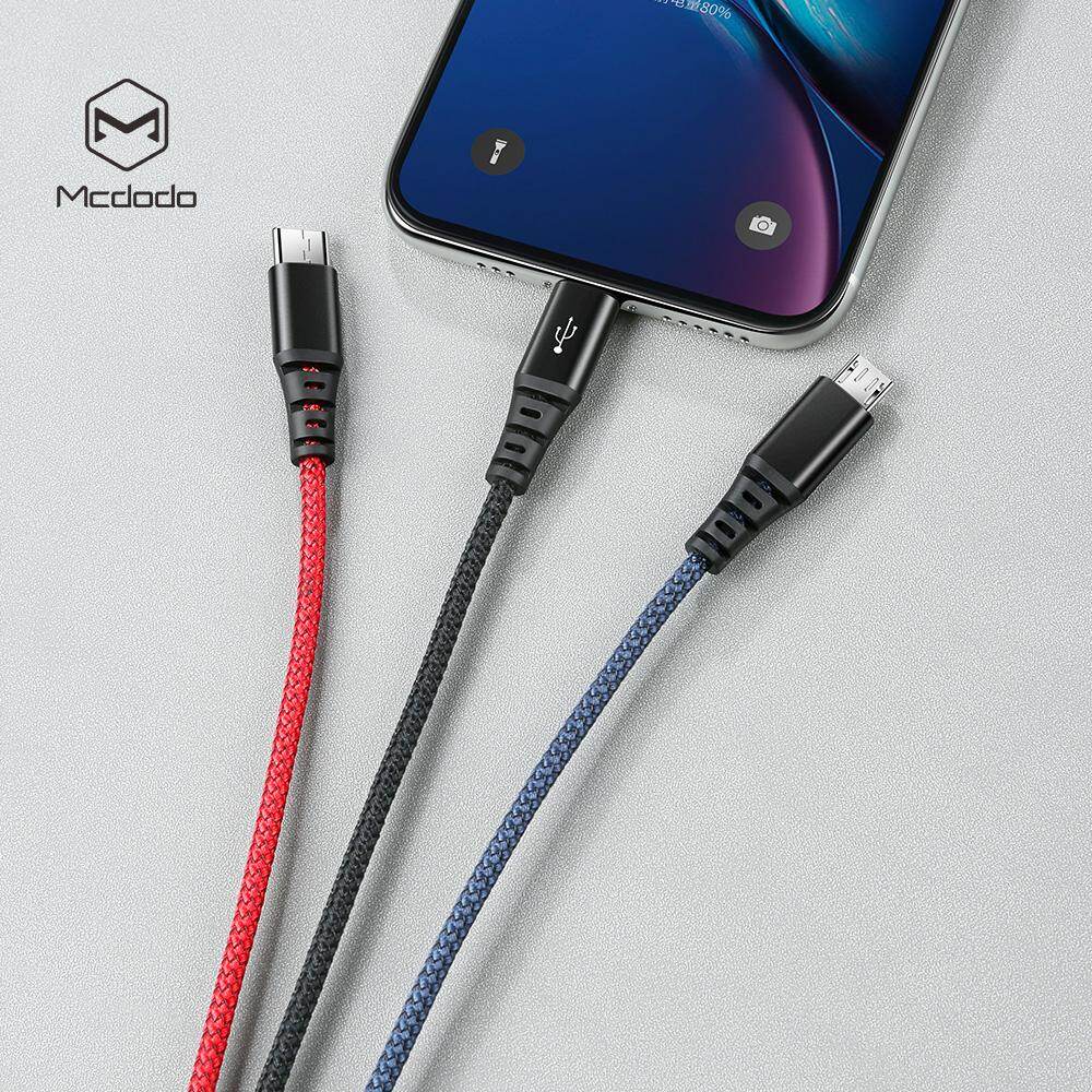 Mcdodo 4 In 1 สายUSBสำหรับMicro USB Type Cสายชาร์จสำหรับiPhone Xs Max ...