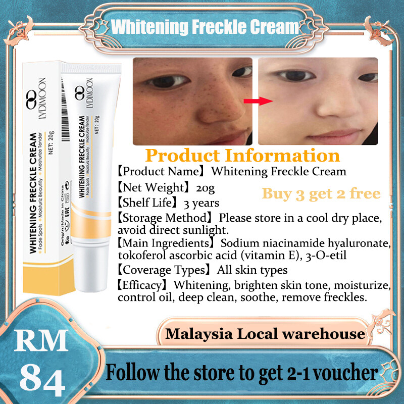 Whitening freckle remover cream 20g anti freckle whitening cream Krim ...
