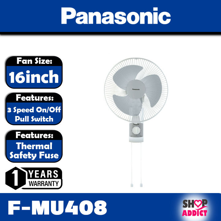 PANASONIC WALL FAN F-MU408 | Lazada