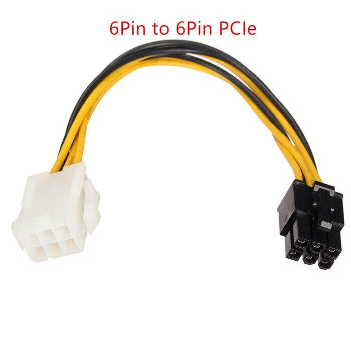 6Pin to 8Pin PCIe Power Cable PCI Express Power Converter Cable for GPU ...