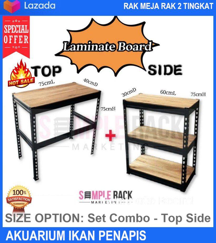 Rak Meja Rack Rak 2 Tingkat Rak Penapis Air Coway Cuckoo Rak Besi Dapur ...