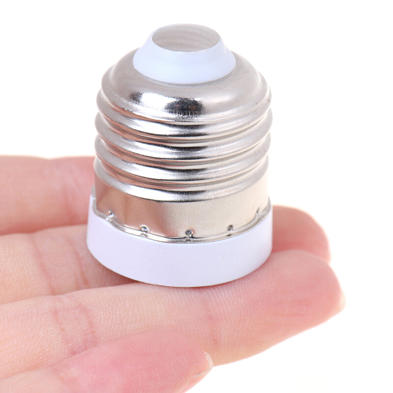 bianzai 2Pcs E27 to E17 Adapter Lamp Holder Base Socket for E17 LED ...