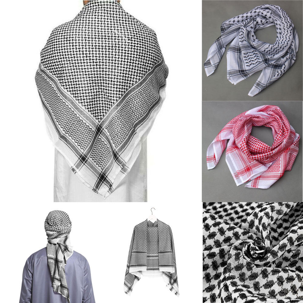 100% Cotton Square Neck Wrap Islamic Traditional Costumes Multifunction ...