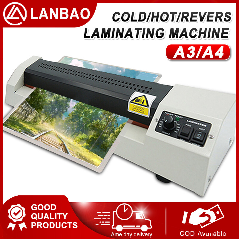 Laminator Machine Heavy Duty A3 A4 Hot/Cold/Reverse Laminating Machine ...