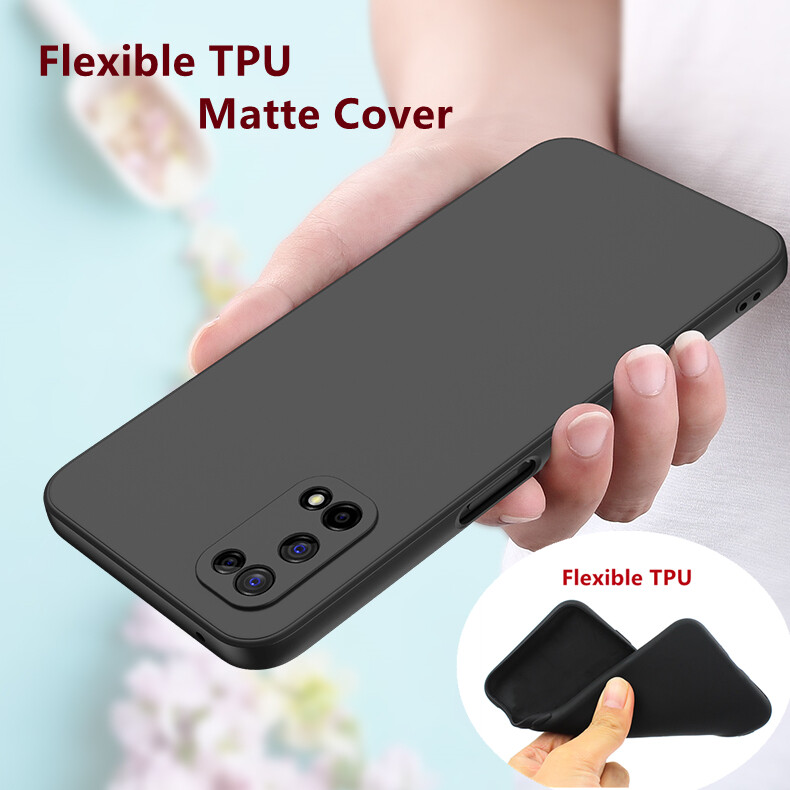 สำหรับ OPPO Reno5 Pro 5G CPH2201 PDSM00 Matte Finish ยืดหยุ่น TPU กลับ ...