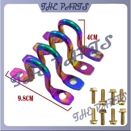 Universal Aluminum Alloy Trunk Bracket Bedliner Hook Cangkuk Tie Lock ...