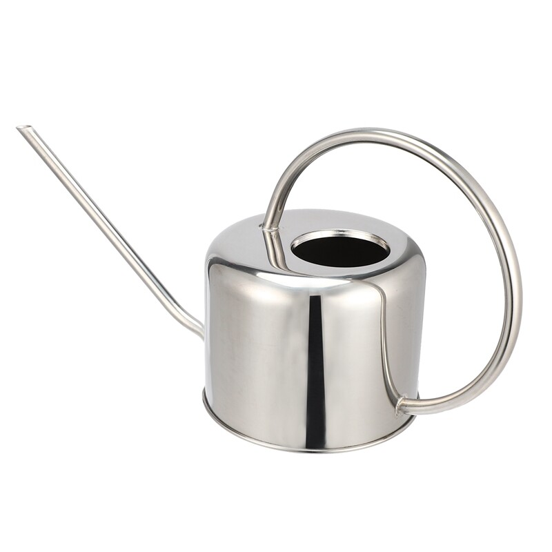 European Gardening Watering Can Pot Stainless Steel 900Ml Household ...