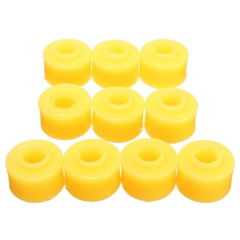 10/20Pcs 10mm Inner Dia Yellow Rubber Shock Absorber Bushings Part for ...