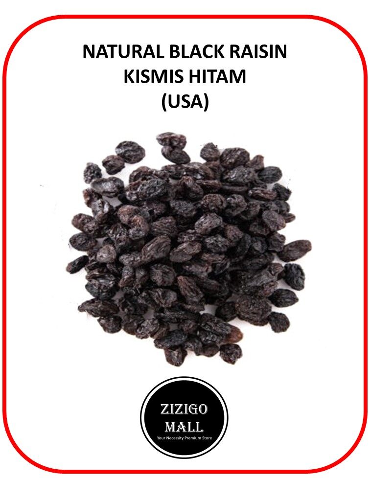 Black Raisin / Kismis Hitam / Black Raisin Unsweetened (USA) Premium ...