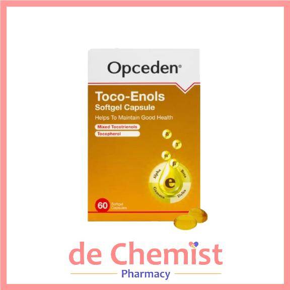 Opceden Toco-Enols Softgel Capsule 60's | Lazada