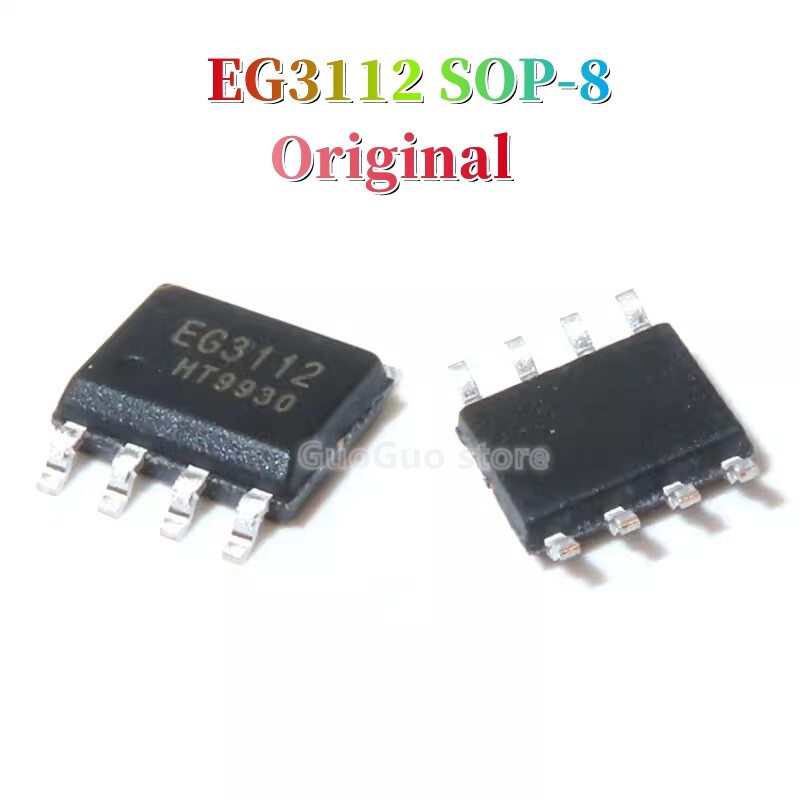 5ชิ้น EG3112ของแท้ SOP-8 3112 SOP8วงจรรวมขับประตู SMD ของแท้ใหม่ ...