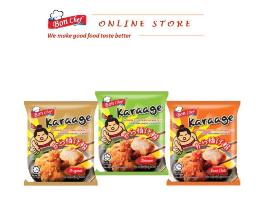 COMBO 3 PACKS 100g Japanese Karaage Fried Chicken Flour Bon Chef | Lazada