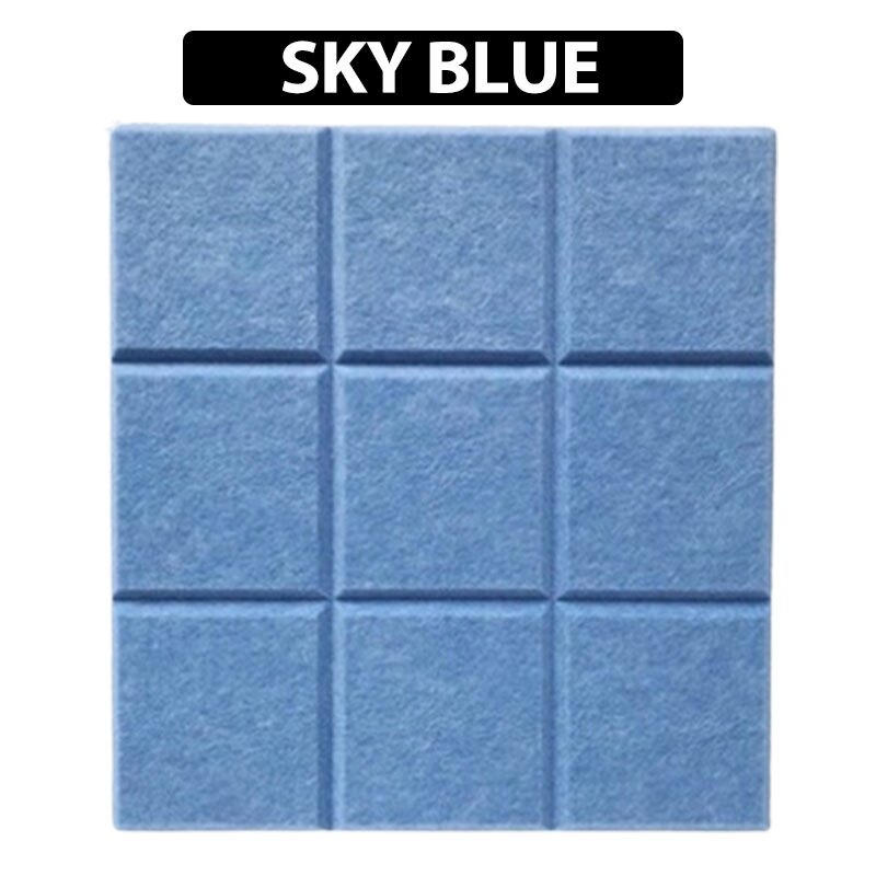 UNIQUE DESIGN 💖 Square Felt Wall Tiles Creative Photo Wall Memo Notice ...