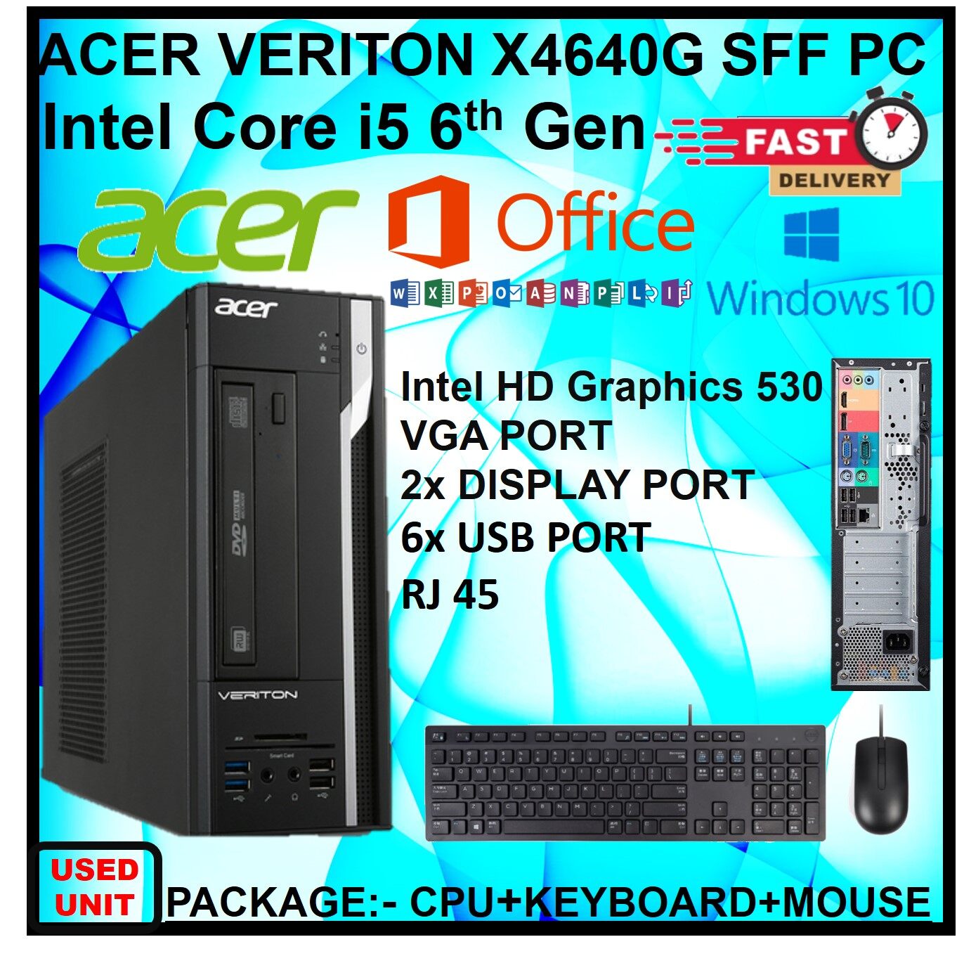 Acer Veriton X4630G MICRO / SFF DESKTOP Intel Core i3/i5 (6th Gen) CPU ...