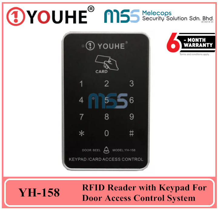YOUHE YH-158 RFID Reader with Keypad for Door Access Control System ...