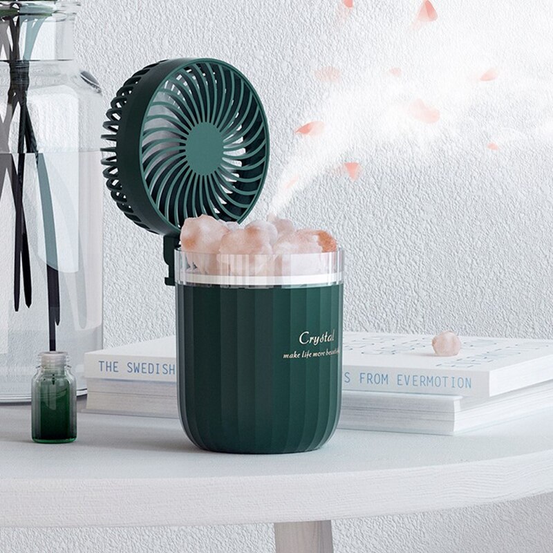 Portable Crystal Aromatherapy Humidifier USB Wireless Aroma Oil ...