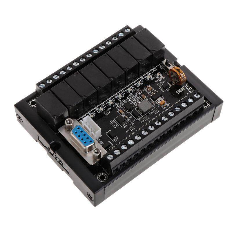 PLC FX1N-20MR & Rail Type Housing & PLC Display Relay Module Delay Module 10-28V - MixASale