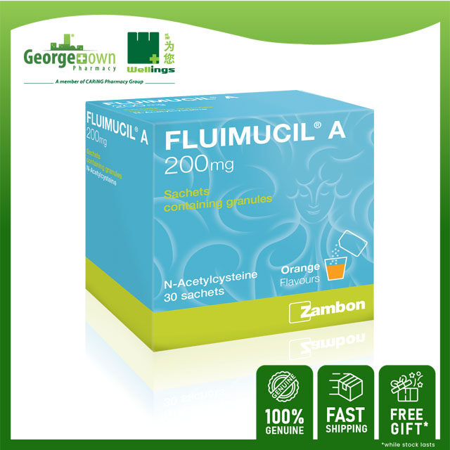 FLUIMUCIL A 200MG SACHET 30S | Lazada