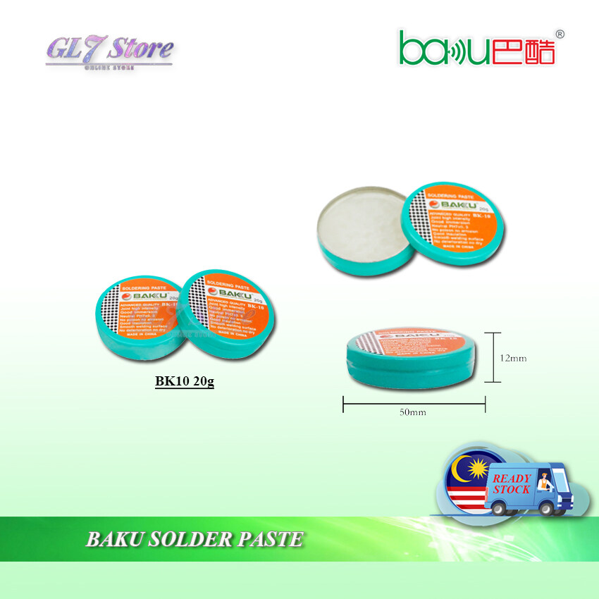 BAKU 20G 150G SOLDERING SOLDER PASTE GREASE BK10 BK150 SOLDER FLUX FOR BGA SMD PC BOARD ...
