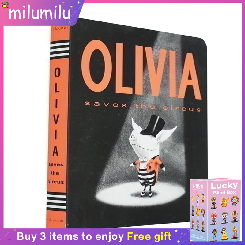 milumilu Olivia Saves The Circus Board Book Colouring English Activity ...