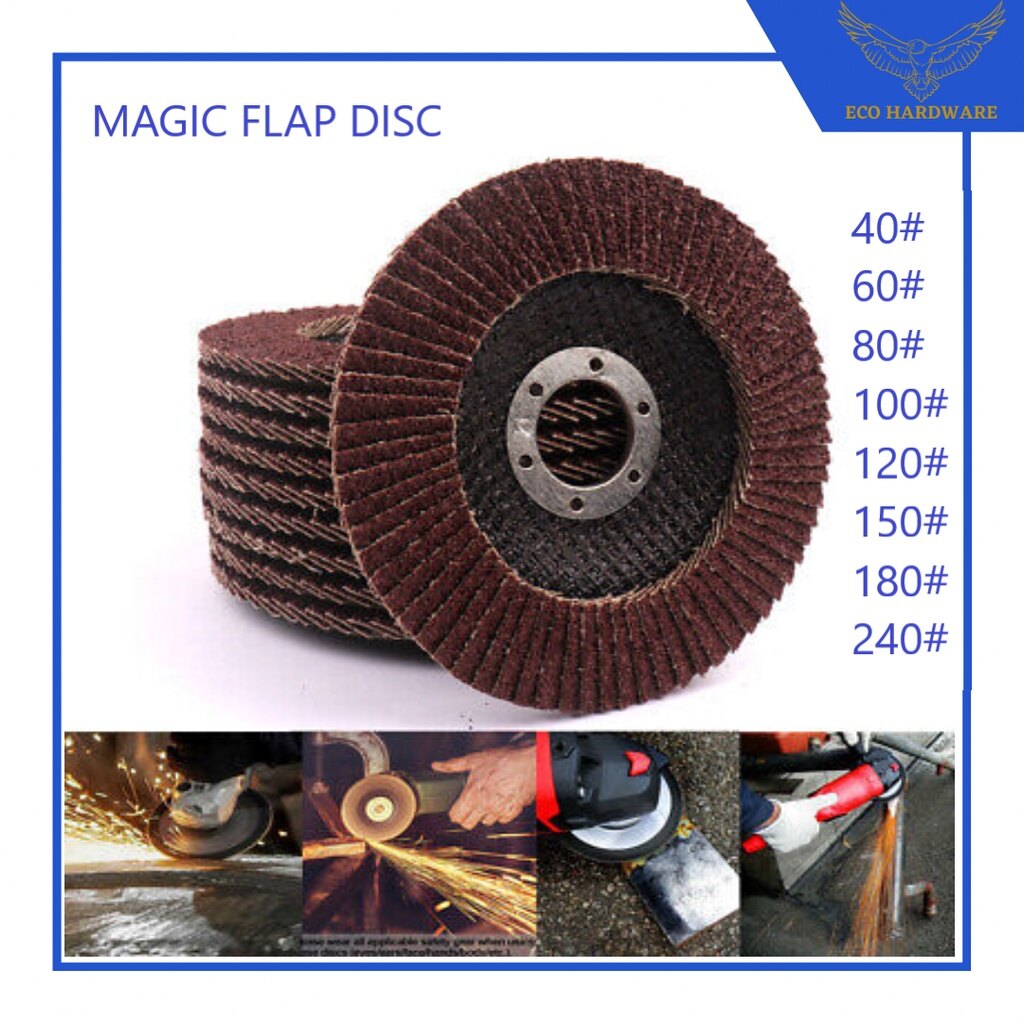 【Happyhome66】1pc 100% Original Magic Flap Disc Red #40 - #240 Wheel ...