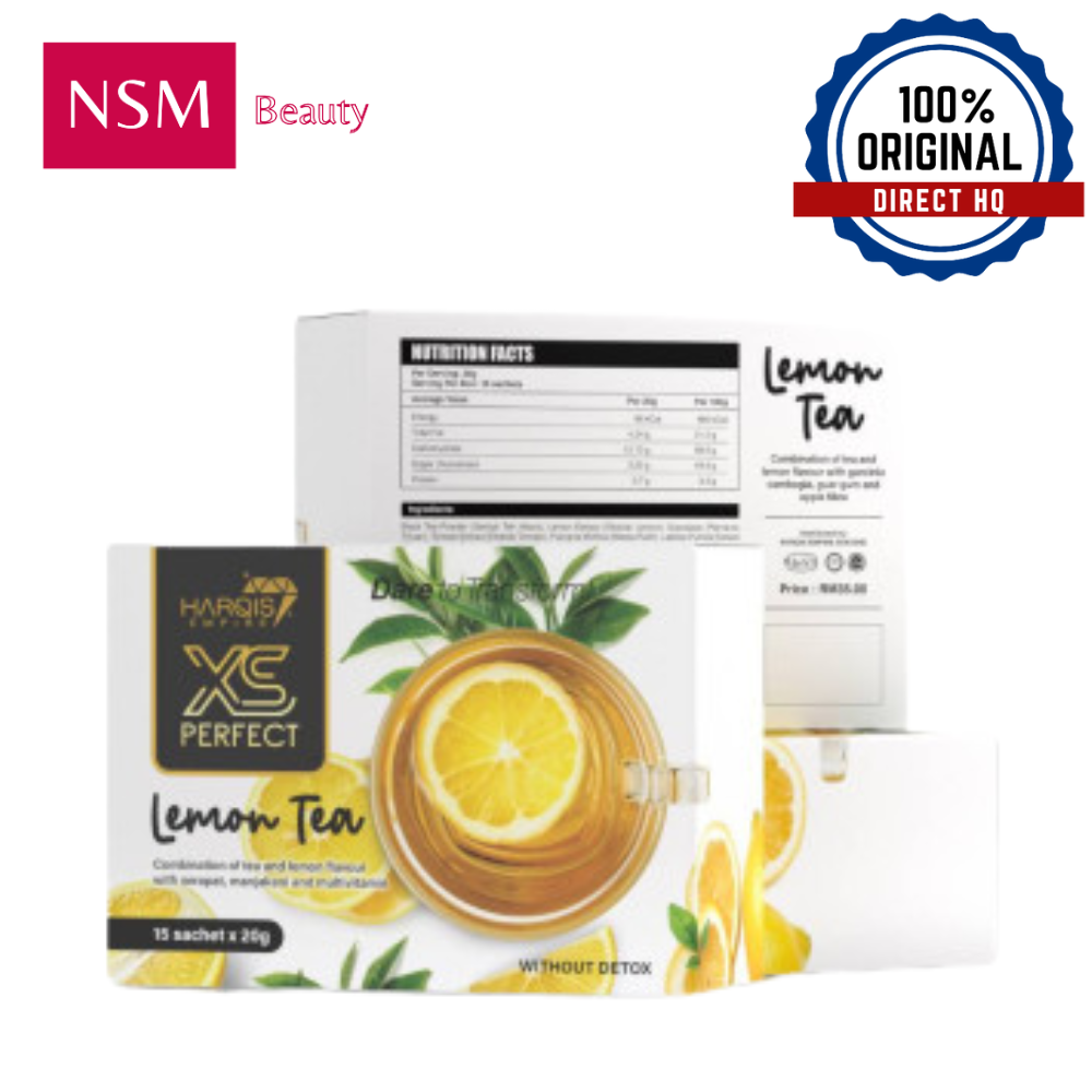 XS PERFECT LEMON TEA WITH DETOC/ WITHOUT DETOX 20GRAM X 15SACHETS ...