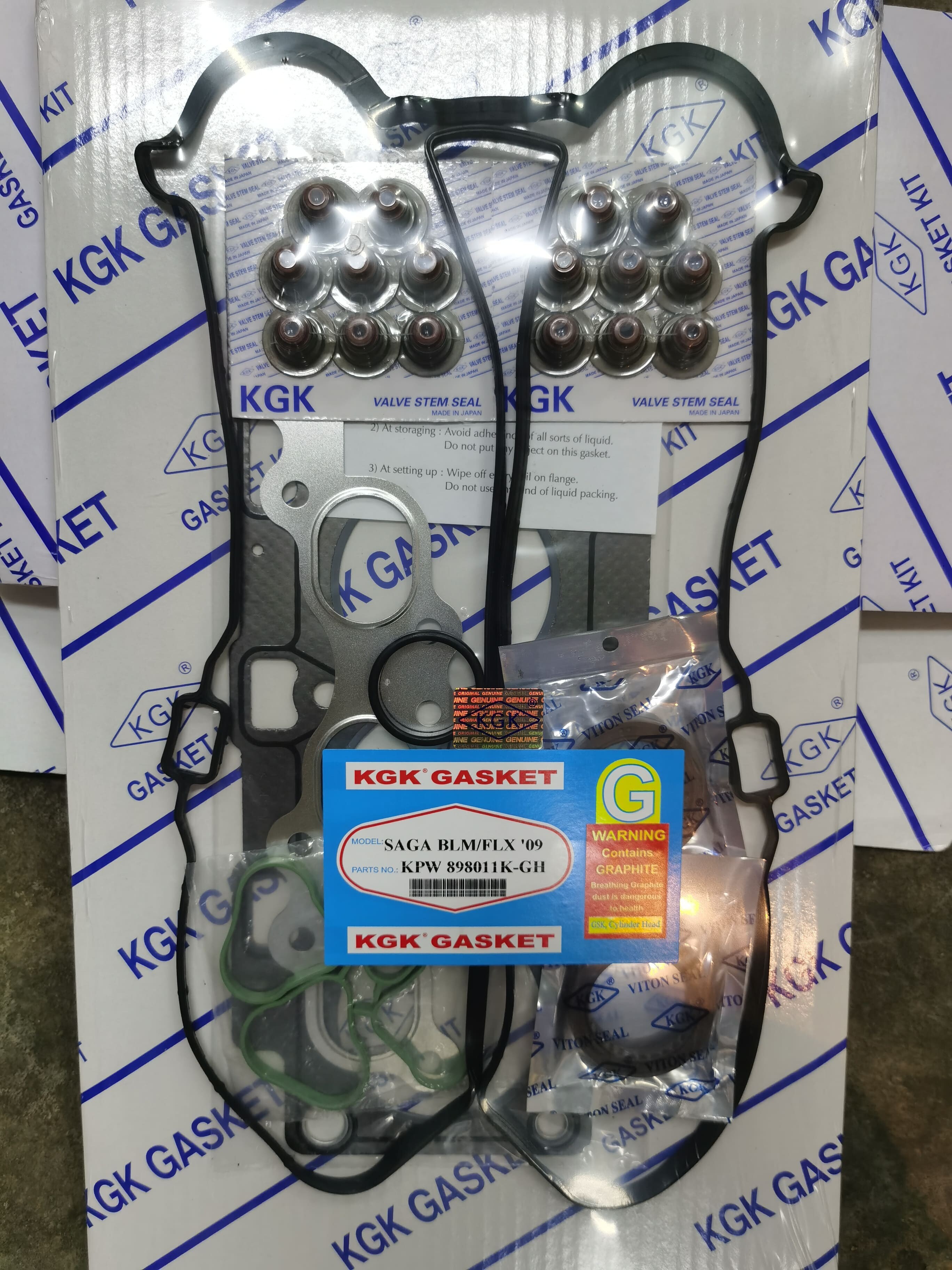 TOP GASKET PROTON SAGA BLM,FLX KGK | Lazada