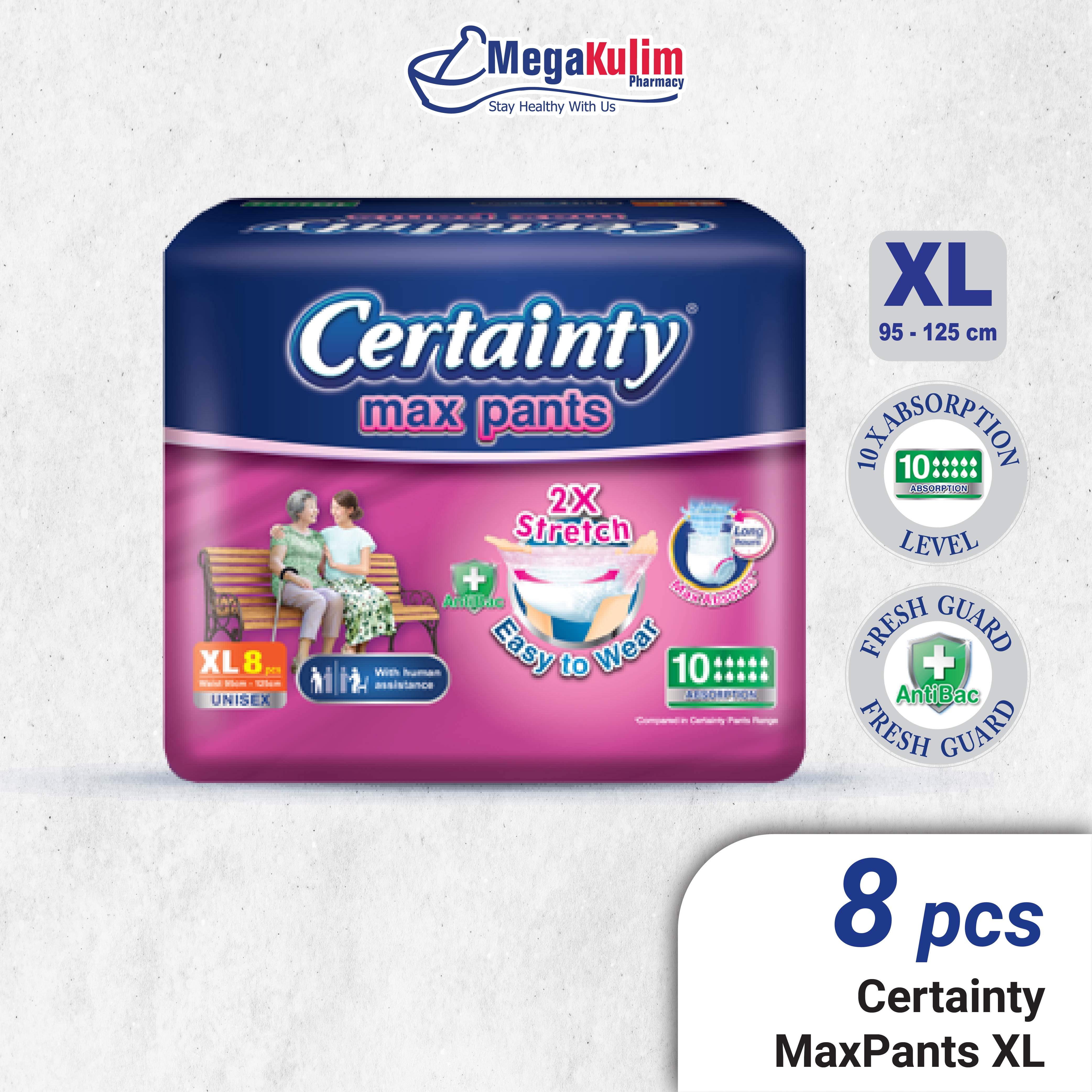 Certainty MaxPants Disposable Adult Pants (M / L / XL) | Lazada