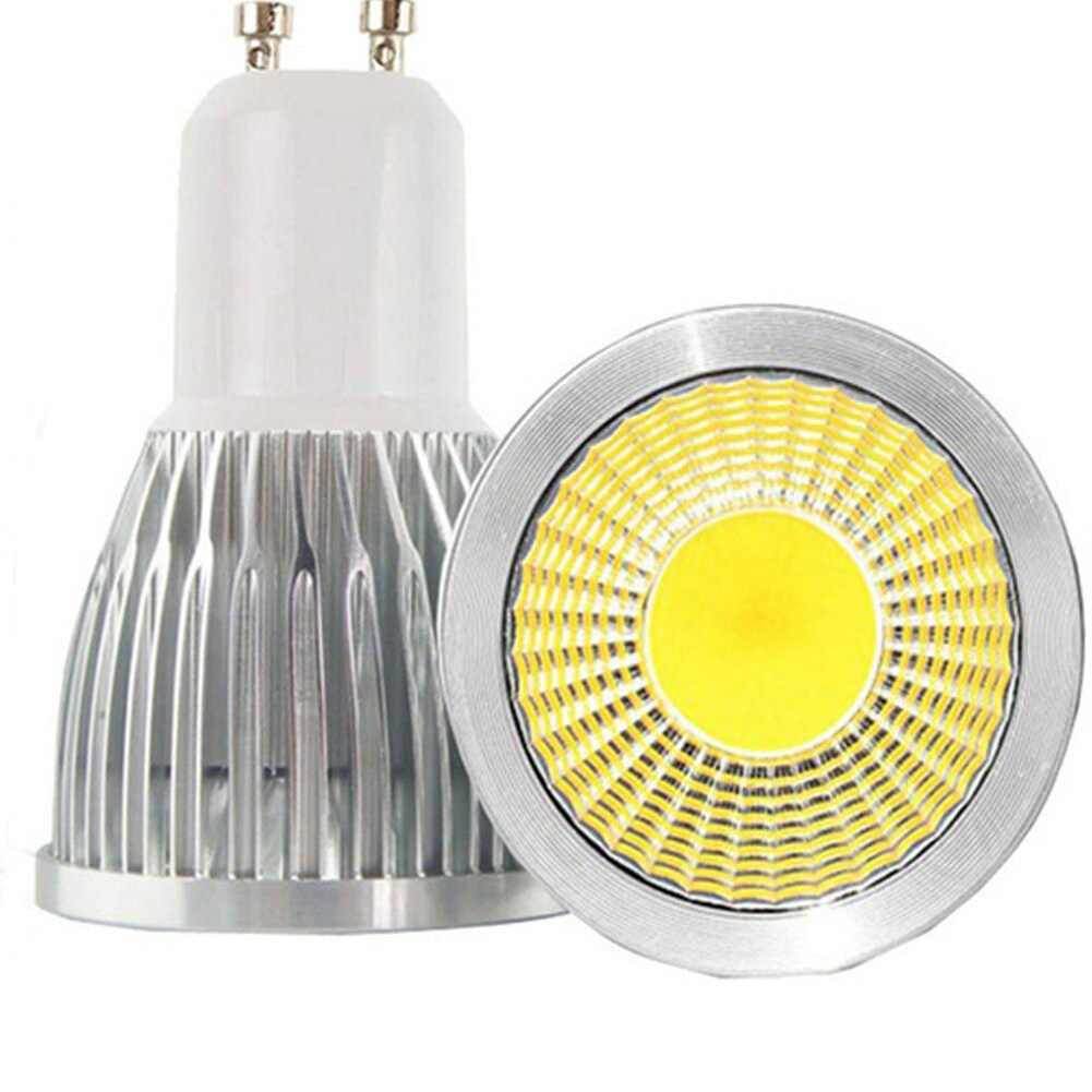 หลอดไฟ LED GU10 COB โคมไฟถ้วยอะลูมิเนียม3W 5W 7W 85-265V เปลี่ยนสปอต ...