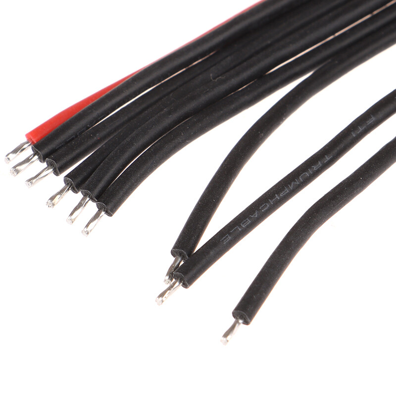 newdv2 5Pcs 2-10P LiPo Battery Balance Charger Cable Wire 22AWG JST-XH ...
