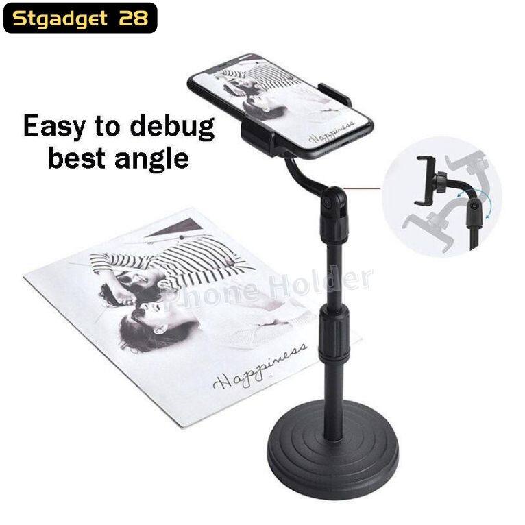 【Ready Stock】 Phone Stand 04 Clip Holder Kaki Mobile Fon Kilp Meja Mini ...