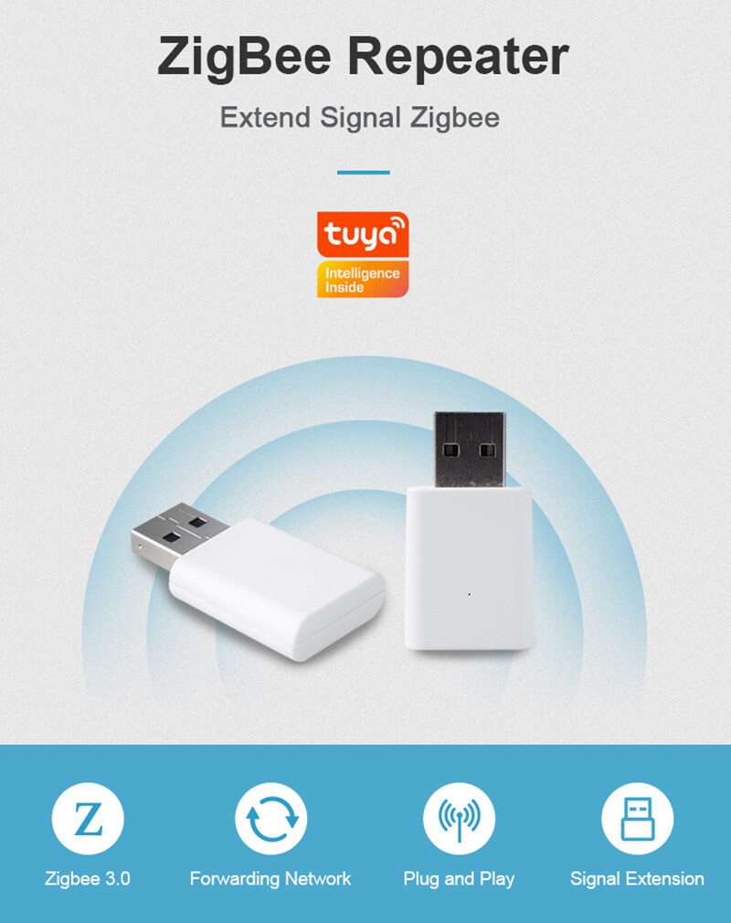 Tuya USB สมาร์ท Zigbee สัญญาณ Repeater Zigbee Extender สำหรับ Zigbee ...