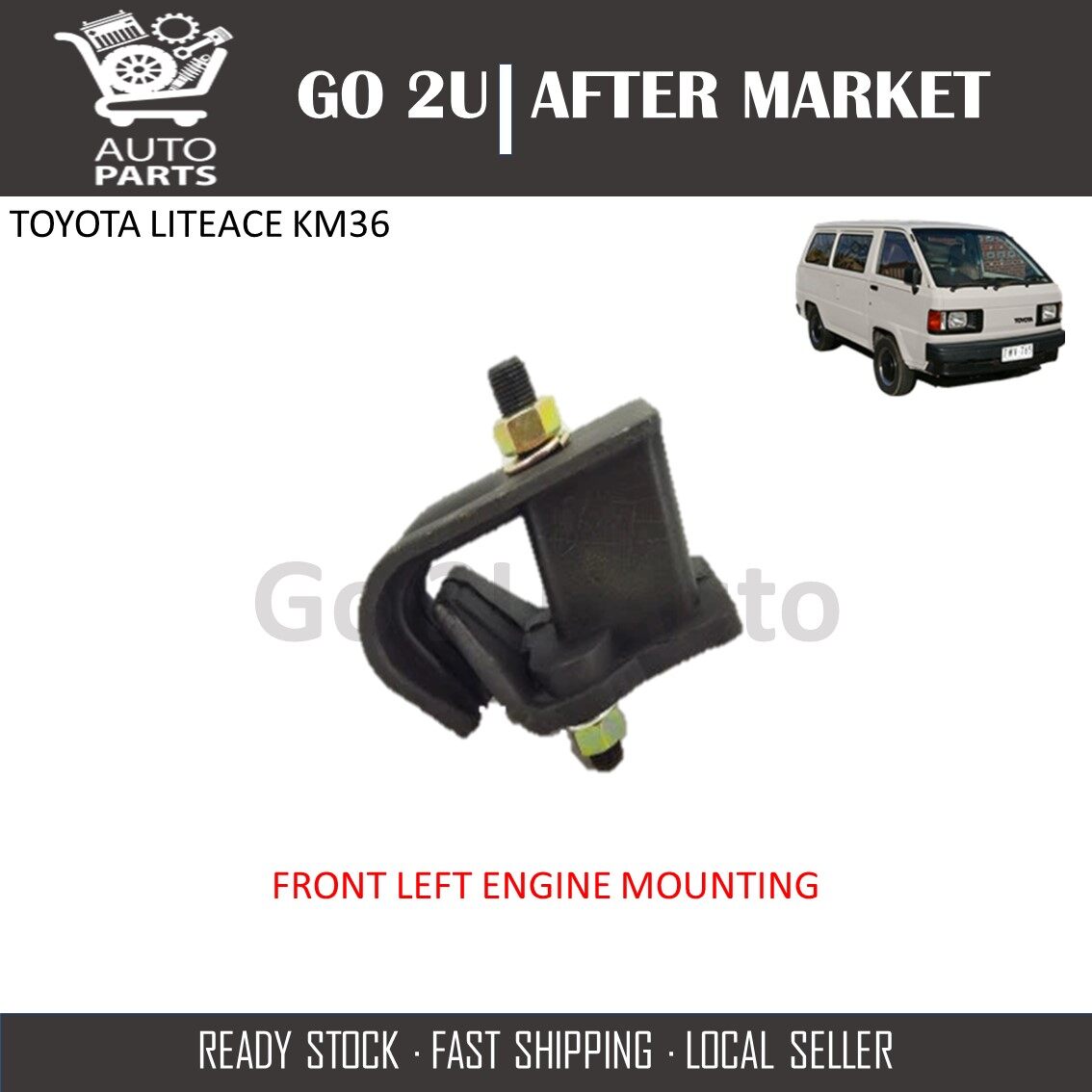 FRONT LEFT ENGINE MOUNTING - 12302-13091 TOYOTA LITEACE KM36 { Go2U ...