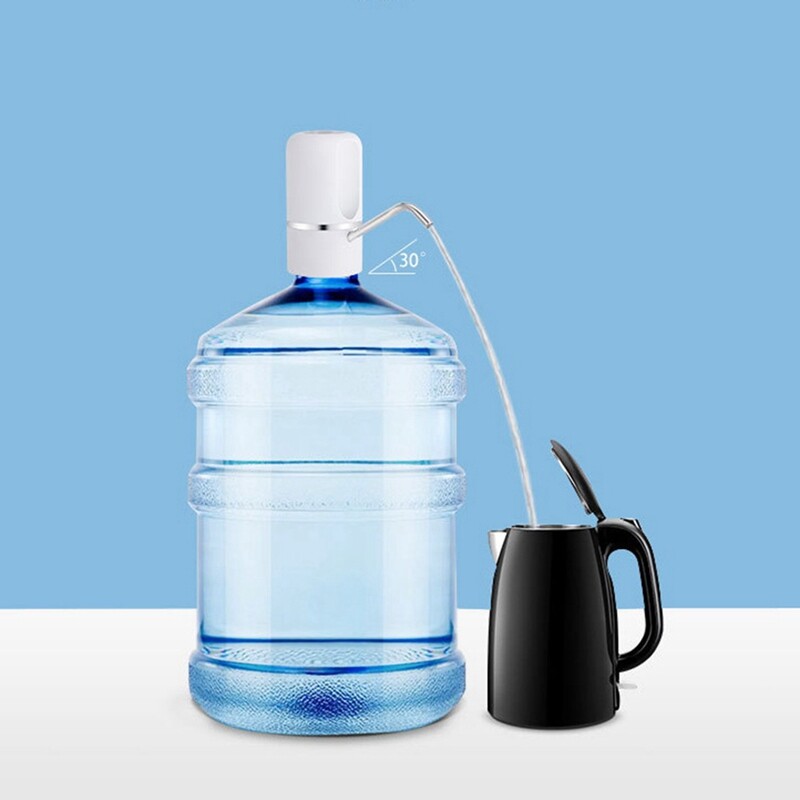 [VVH MALL] Water Bottle Pump Electric Pumping Water Pump Portable USB ...