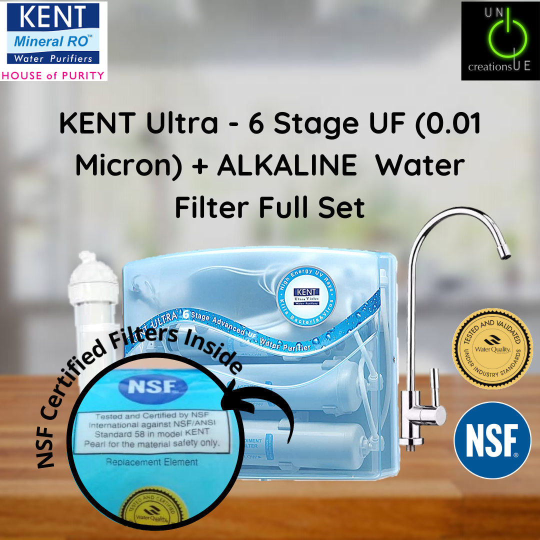 Advanced Alkaline Water Filter K3000 Kent Gold Ultra With UF Membrane 0 ...