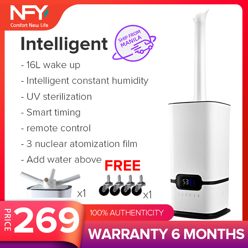 Disinfecting humidifier Industrial Ultrasonic Humidifier 16L Air Purifier Commercial Supermarket ...