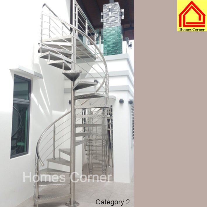 Stainless Steel Staircase Handrailling, 10mm/12mm Tempered Glass & S ...