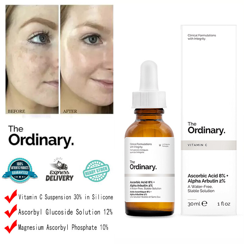 【101 Authentic】the Ordinary Ascorbic Acid 8 Alpha Arbutin 2