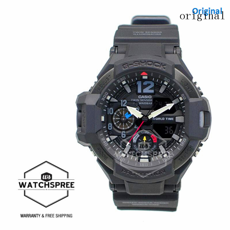 (Special Offer) G-Shock Master of G Gravitymaster Black Resin Band ...