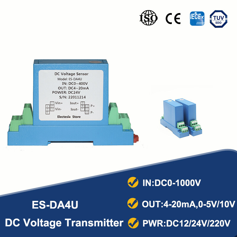 Ac Dc Voltage Transmitter Transducer 4 20ma 0 5v 0 10v Output Dc 5