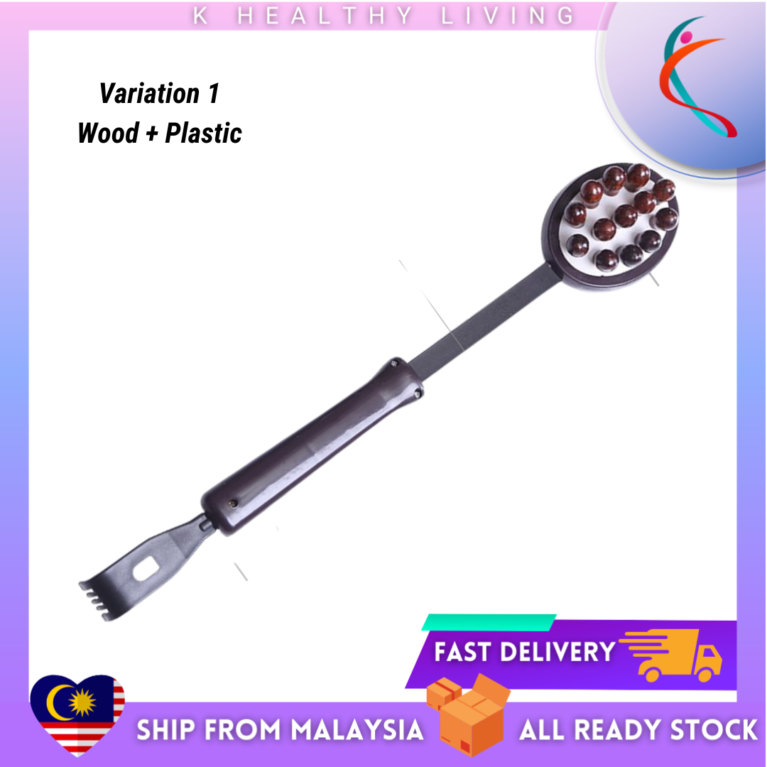 【ready Stock】wooden Massage Hammer Back Head Knock Massage Stick 按摩锤