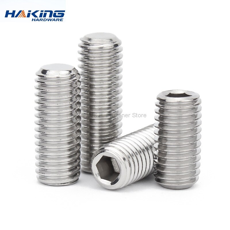 【hot】 Hexagon Hex Socket Set Screw Flat Point Allen Head Grub Screw M2 ...