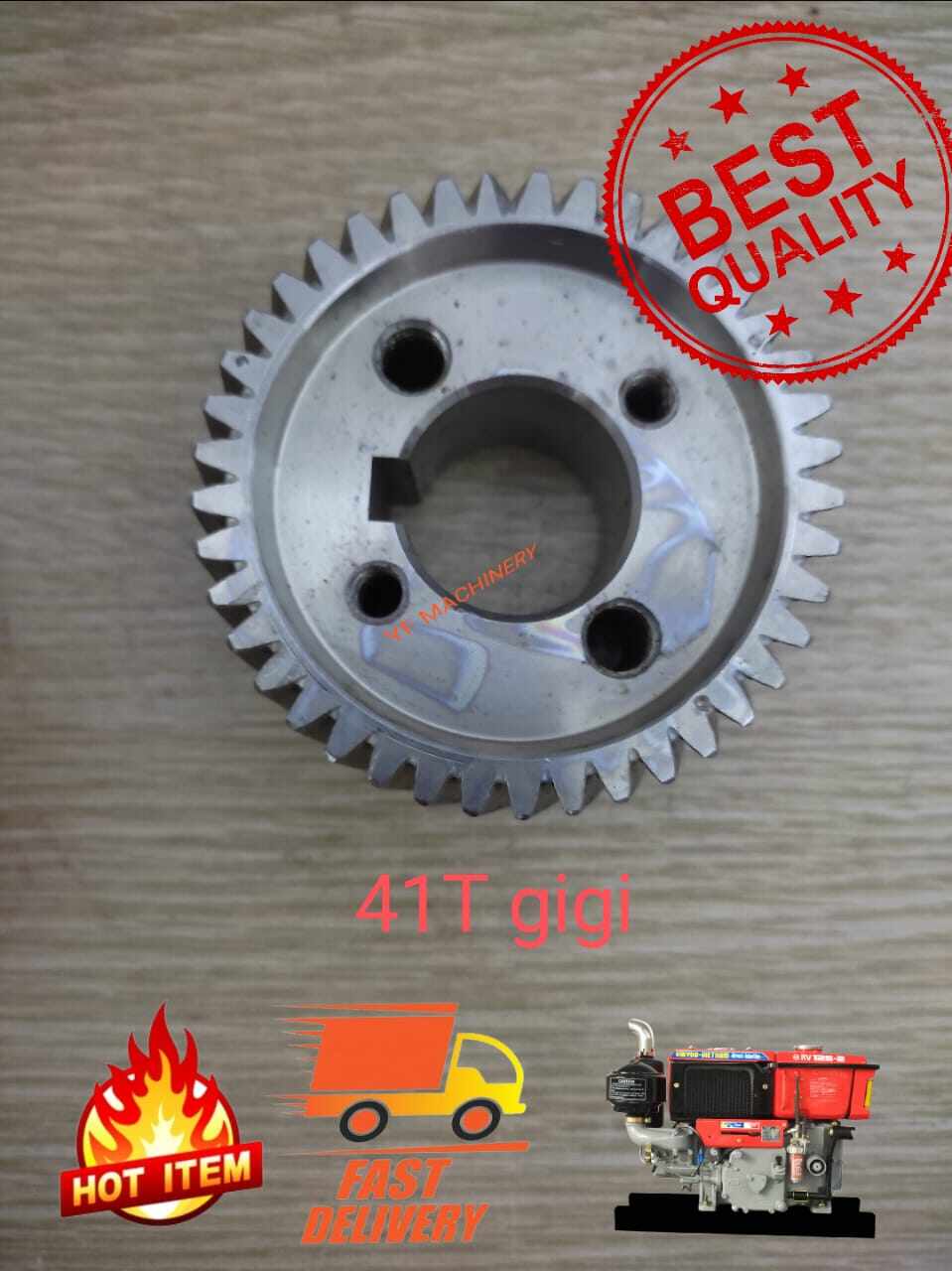 READY STOCK Kubota Vikyno Rv125 RK125 Crankshaft gear(HIGHT QUALITY ...